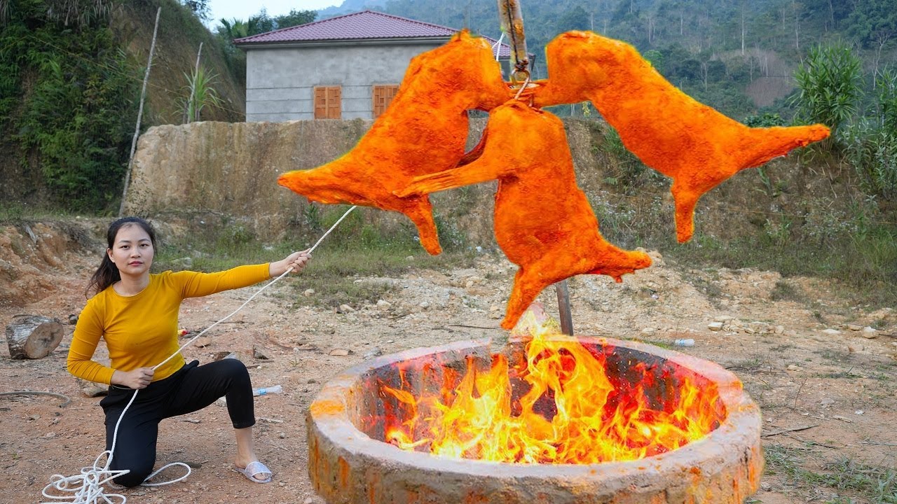 BRAISED GOAT WITH GALANGAL | Unique recipe in the village that no one ...