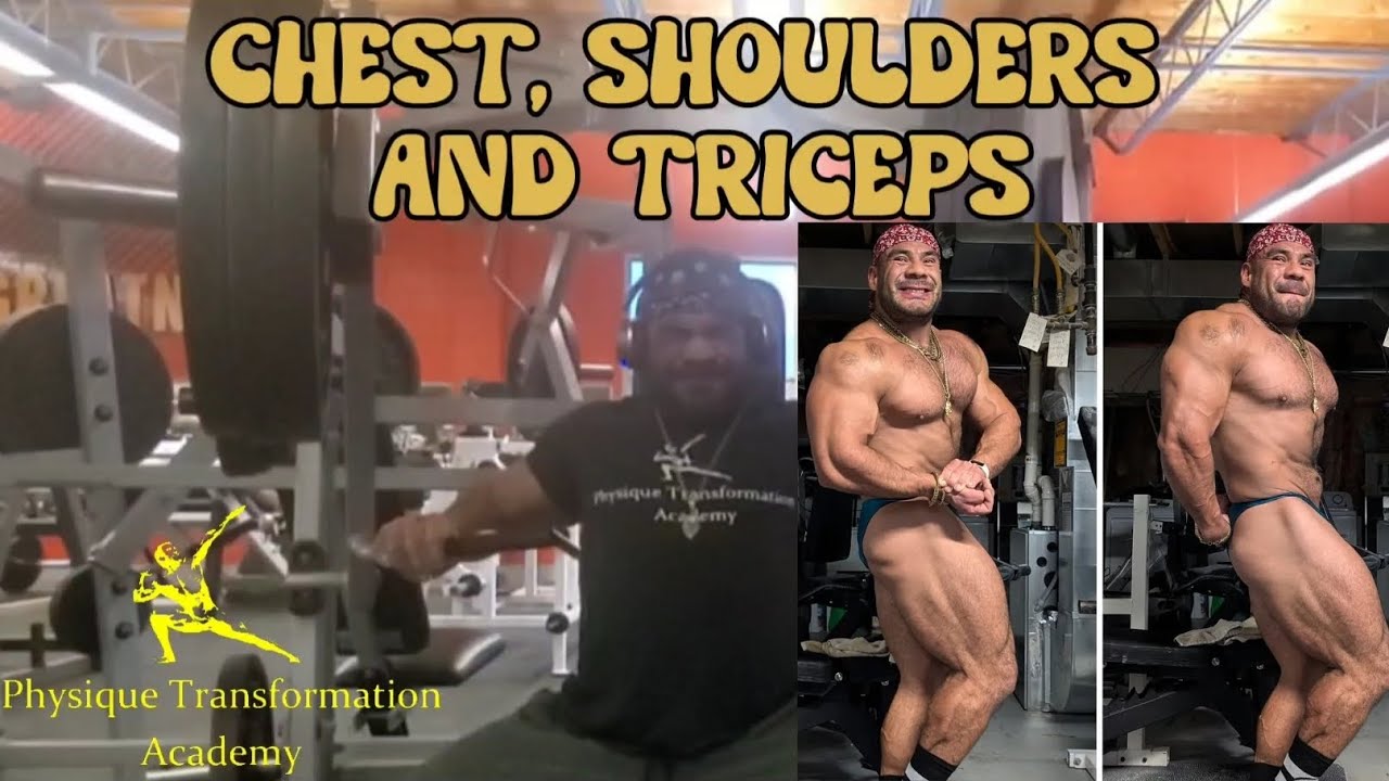 LEARN HOW TO BUILD MASSIVE PECS, SHOULDERS AND TRICEPS! Hardcore ...
