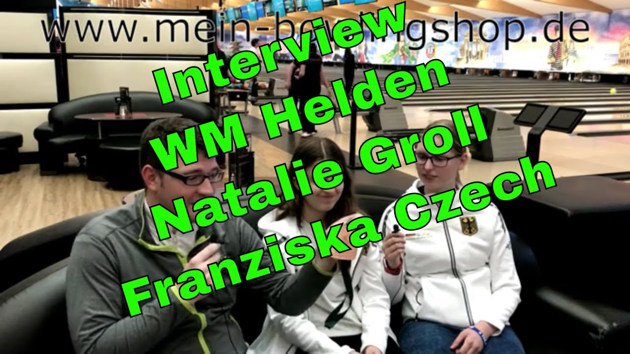 Bowling Interview mit den Deutschen Nationalspielerinnen Franziska ...