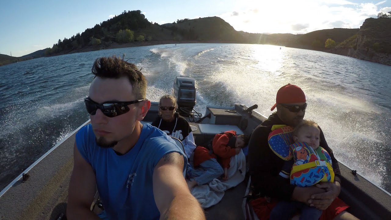 Horsetooth Reservoir on the boat - YouTube