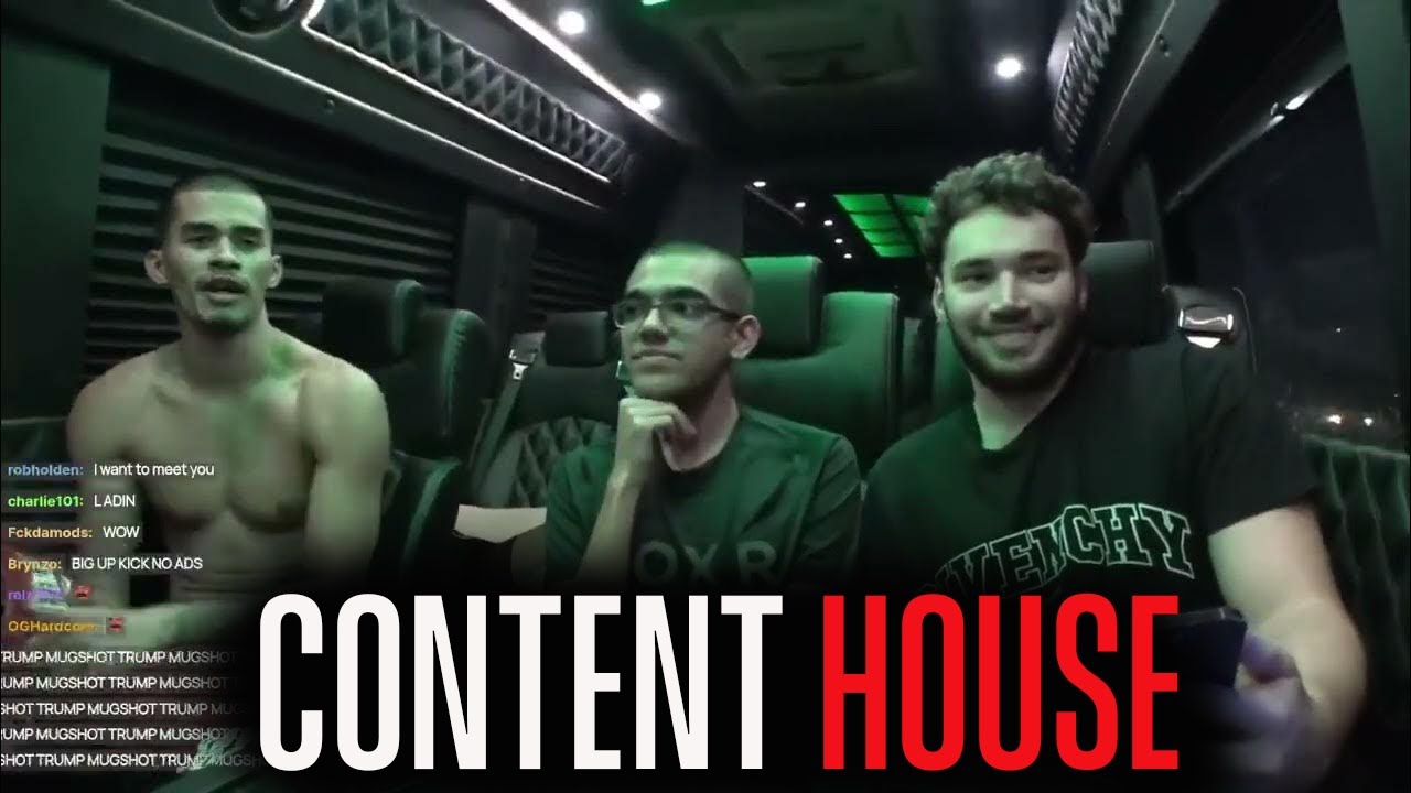 Fousey Starting Content House with Sneako, Adin Ross and n3on - YouTube