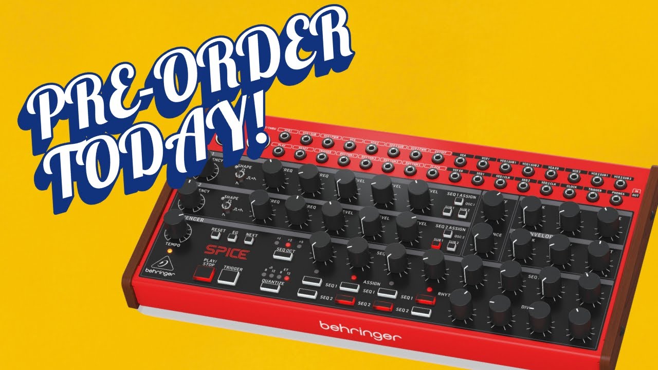 Behringer SPICE Polyrhythmic Synth [Moog Subharmonicon Clone] - YouTube