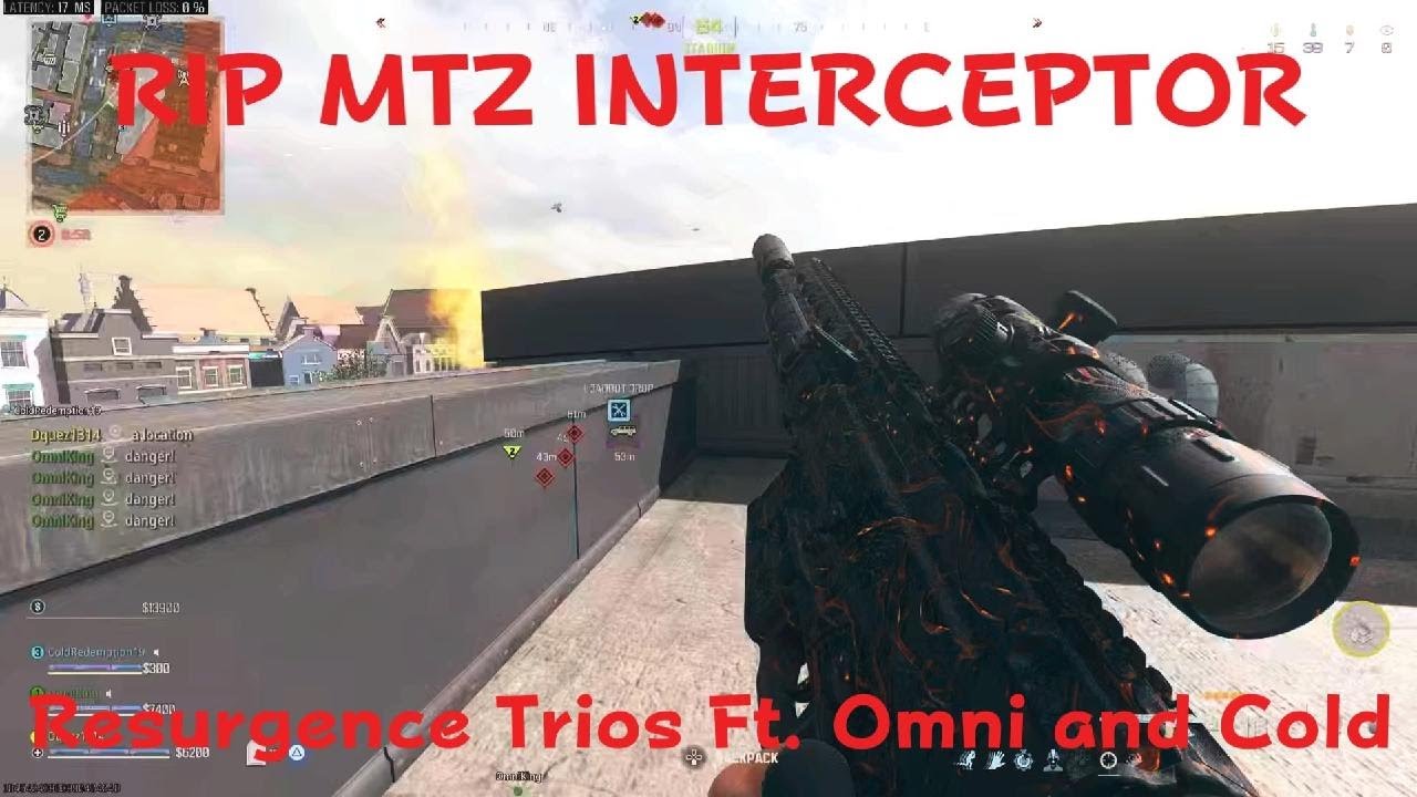 RIP MTZ INTERCEPTOR (MW3 Warzone) Resurgence Trios Gameplay Ft Omni and ...