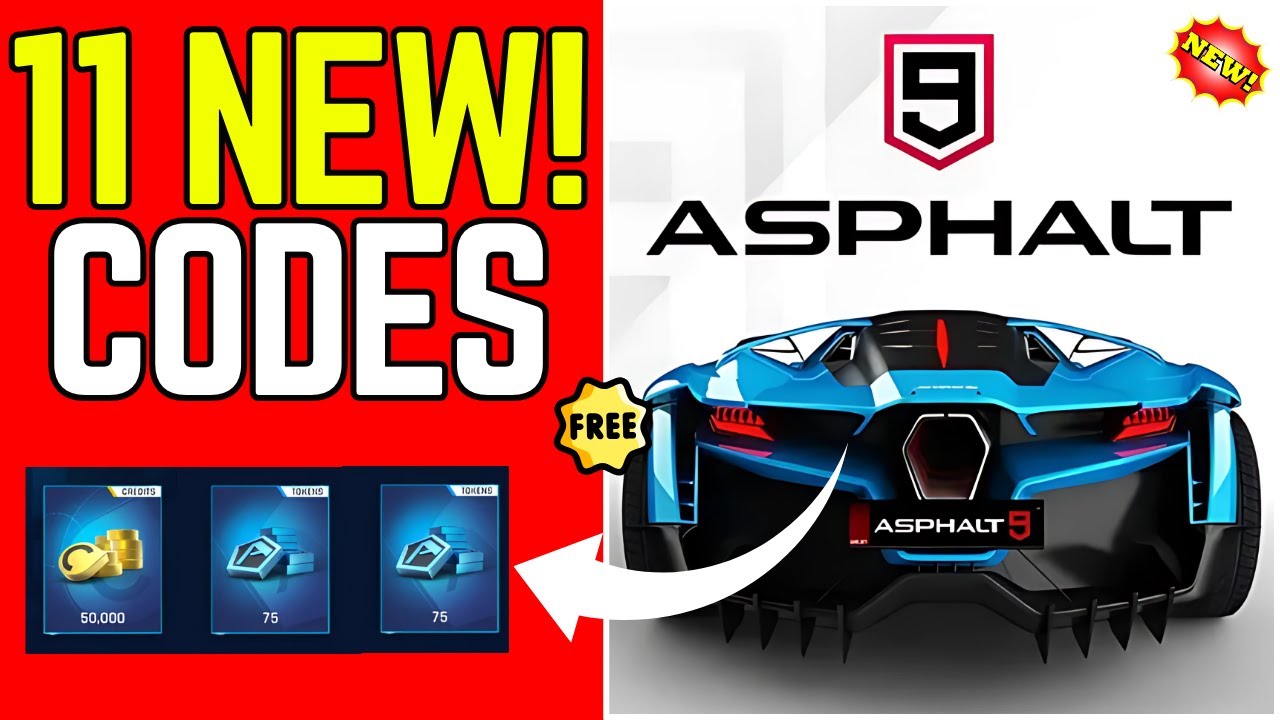 ASPHALT LEGENDS UNITE CODES 🆓🎁 LIMITED TIME REDEEM CODE ASPHALT 9 (27 ...