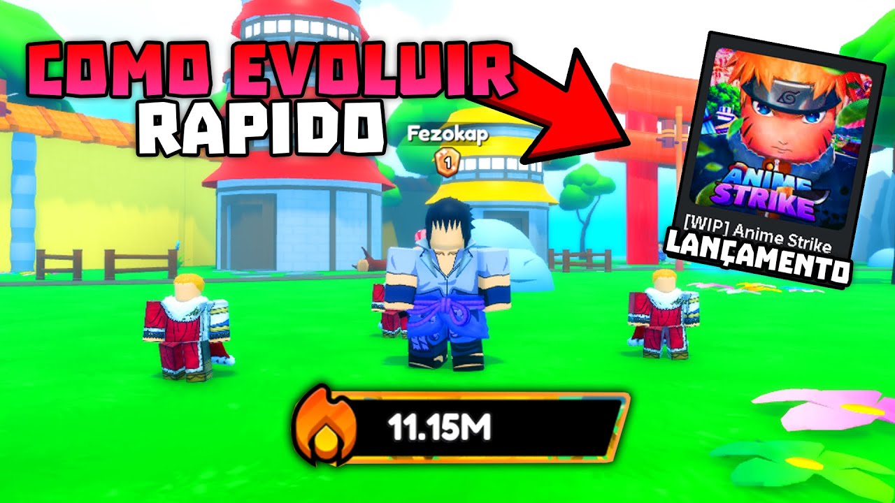 COMO FICA FORTE E EVOLUIR MUITO RAPIDO No ANIME STRIKE SIMULATOR ( vai ...