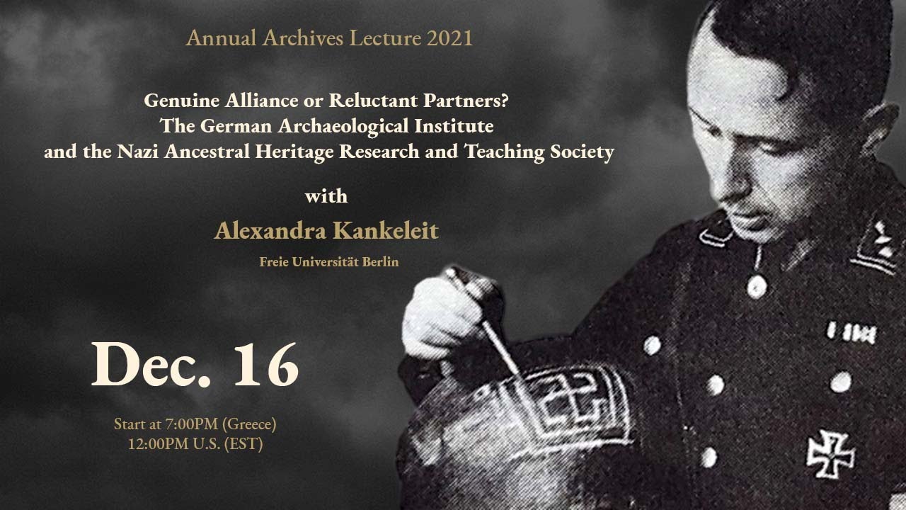 The German Archaeological Institute and the Nazi Ancestral Heritage ...