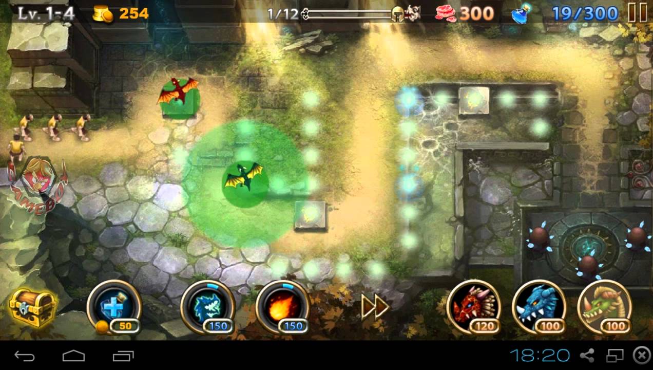 Android Games - Lair Defense Dungeon LV:01 STG:01-04 - YouTube