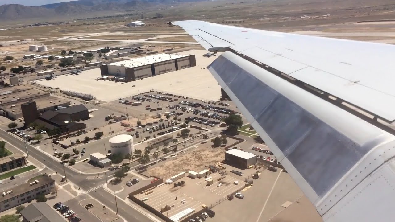Albuquerque, New Mexico - Landing at Albuquerque International Sunport ...