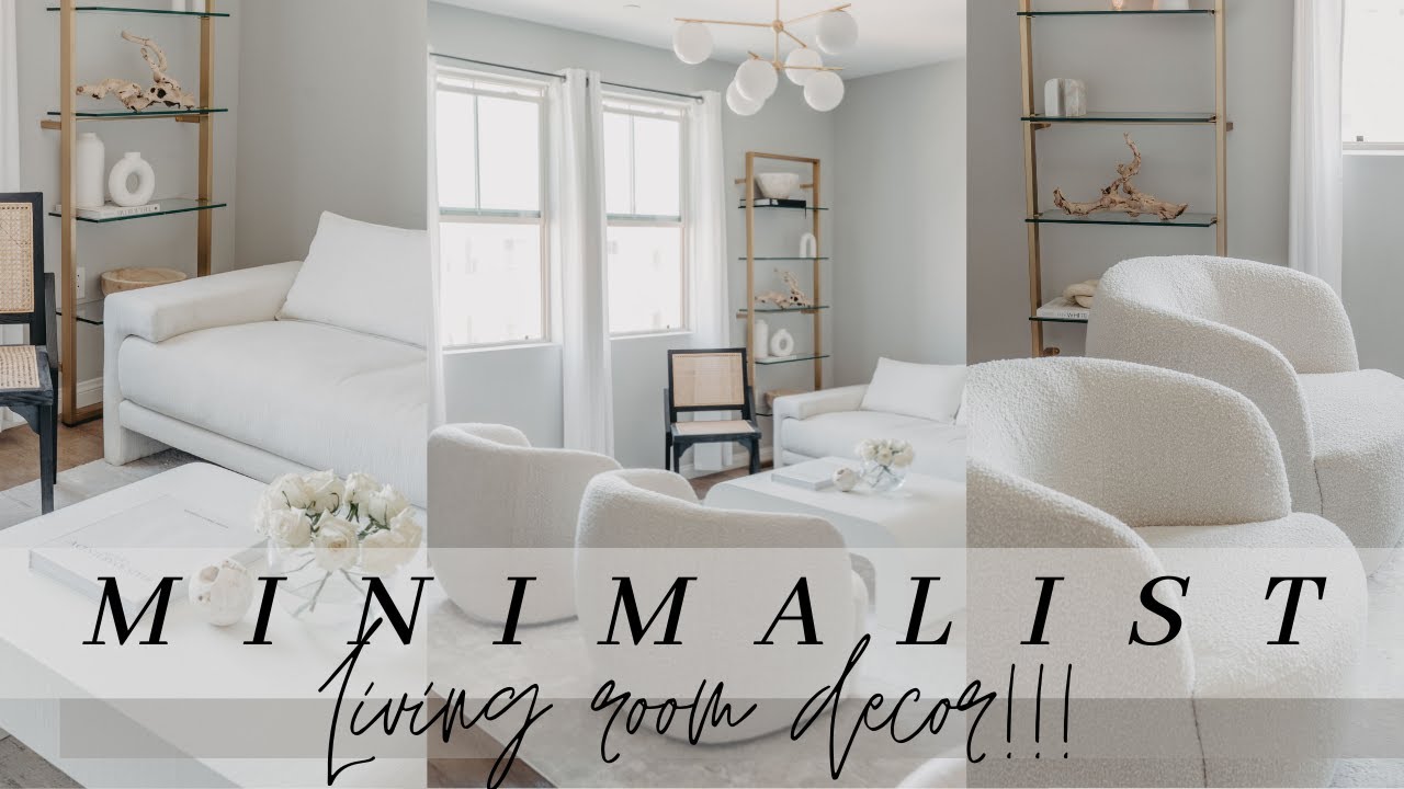 HOW TO KEEP YOUR LIVING ROOM MINIMAL & CLEAN I NEUTRAL, SIMPLE & MODERN ...