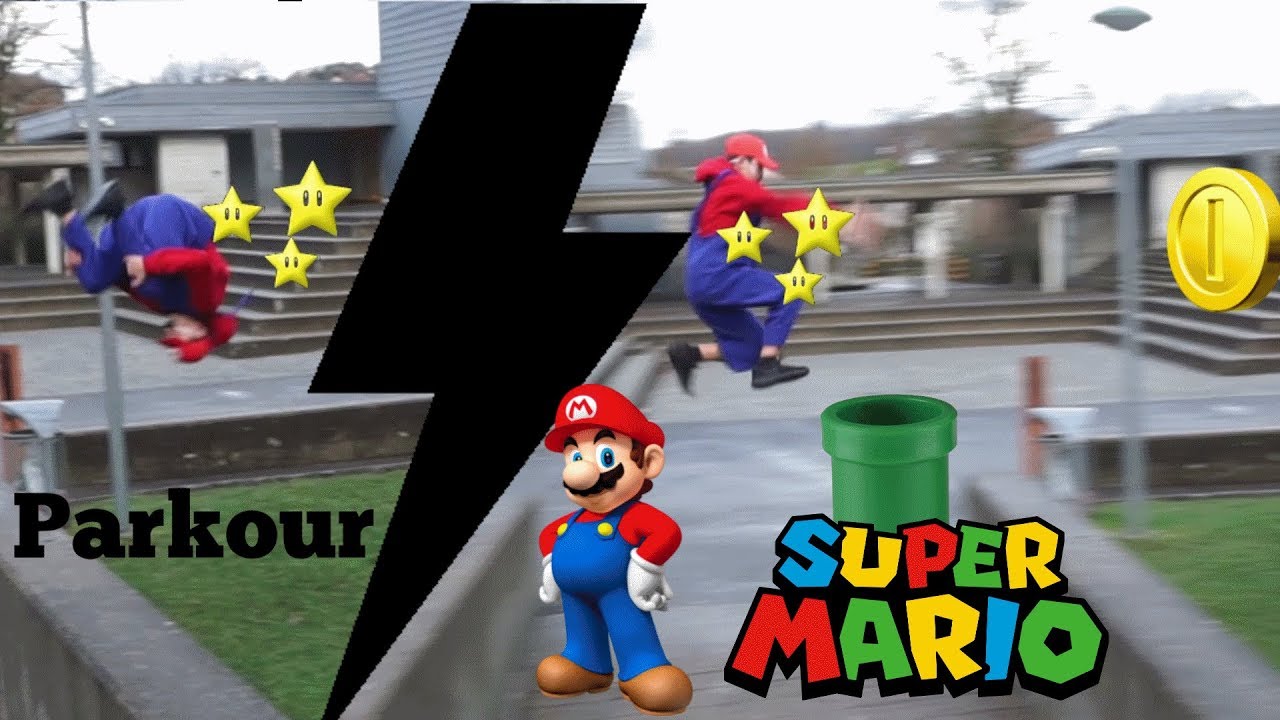Super Mario Parkour Real Life | Christmas Special !🎁 | Team Freerunning ...
