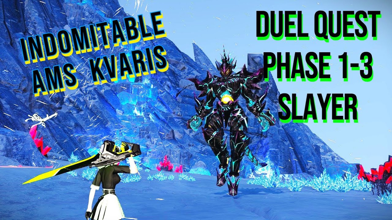 PSO2 NGS Duel Quest Phase 1-3 Ams Slayer Sl/Te 4:00 - YouTube