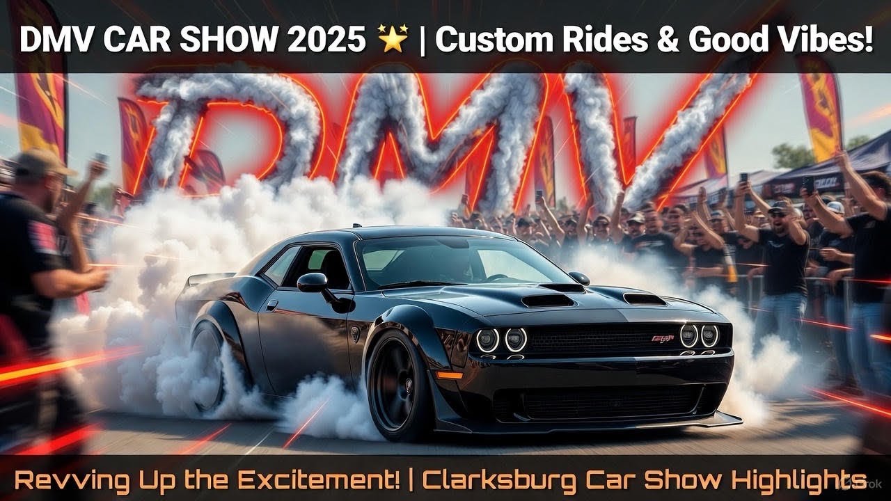 Revving Up the Excitement DMV Car Show at Clarksburg High School 2023 I ...