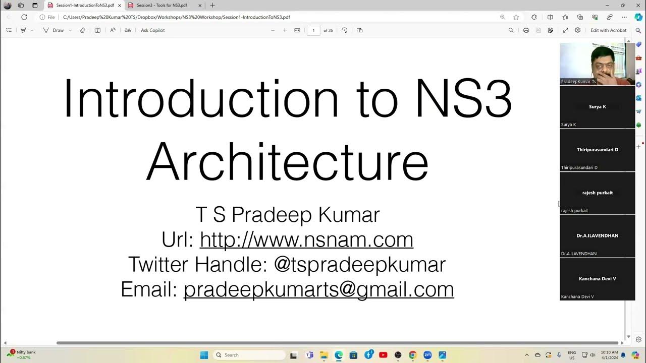Introduction to Network Simulator 3 - Complete Instructions | Dr. Pradeep Kumar TS - YouTube
