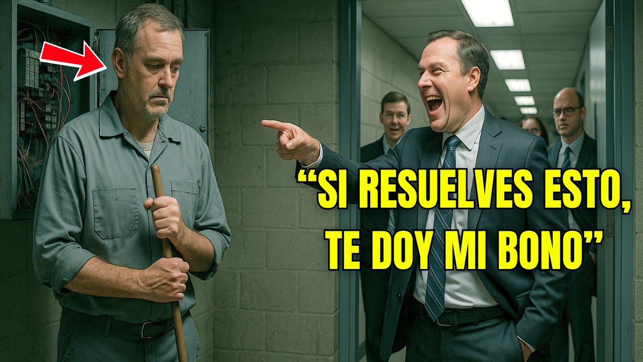 “Si resuelves esto, te doy mi bono”, se burló el jefe del conserje ...