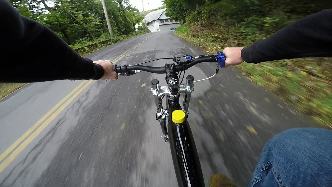 80/66cc Zeda 80 Dio Reed Gas Frame Motorized Bike - YouTube