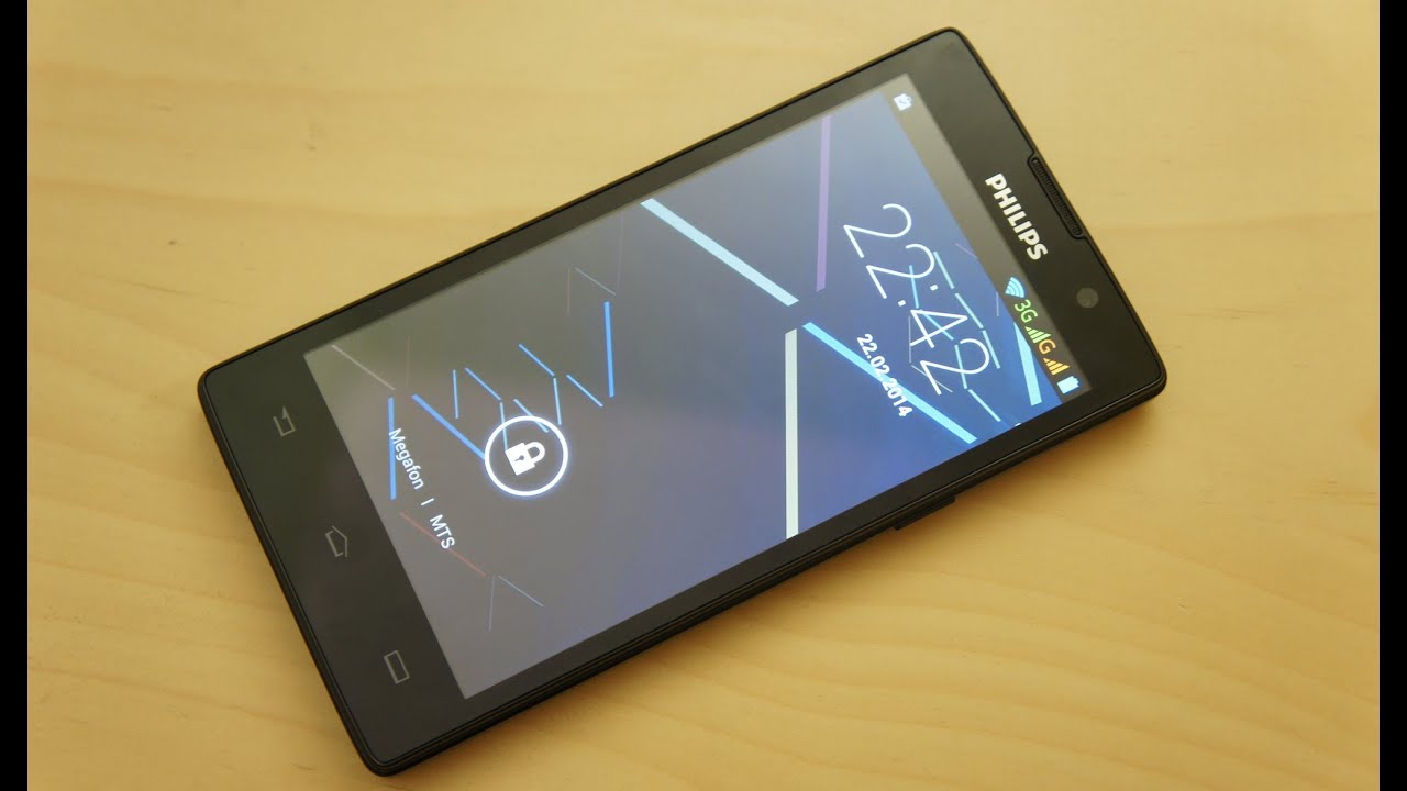 Видео: обзор Philips Xenium W3500 - YouTube