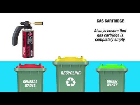 Where to dispose of your packaging and gas items | Tradeflame ...
