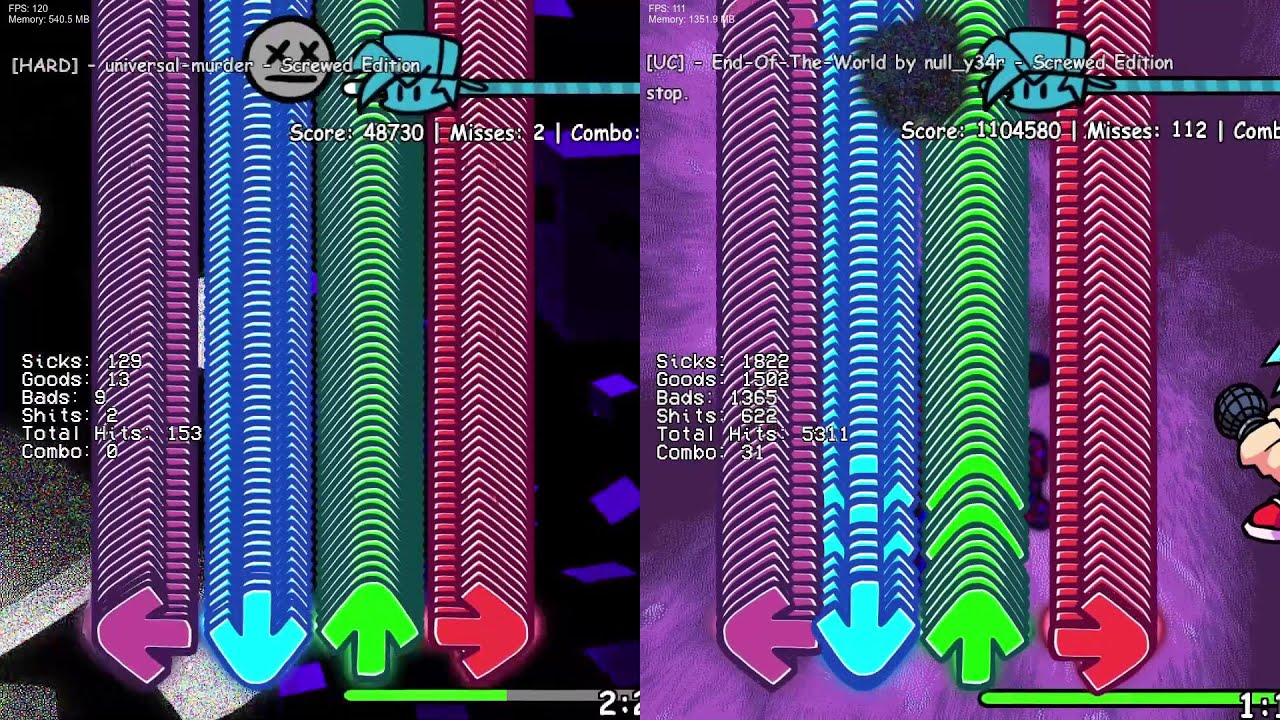 Un mod medio rarito lol FNF Screwed Edition - YouTube