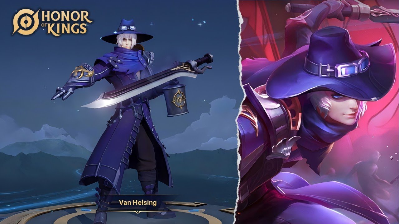 Honor of Kings "Poetic Blade" Review Skin - Van Helsing - YouTube