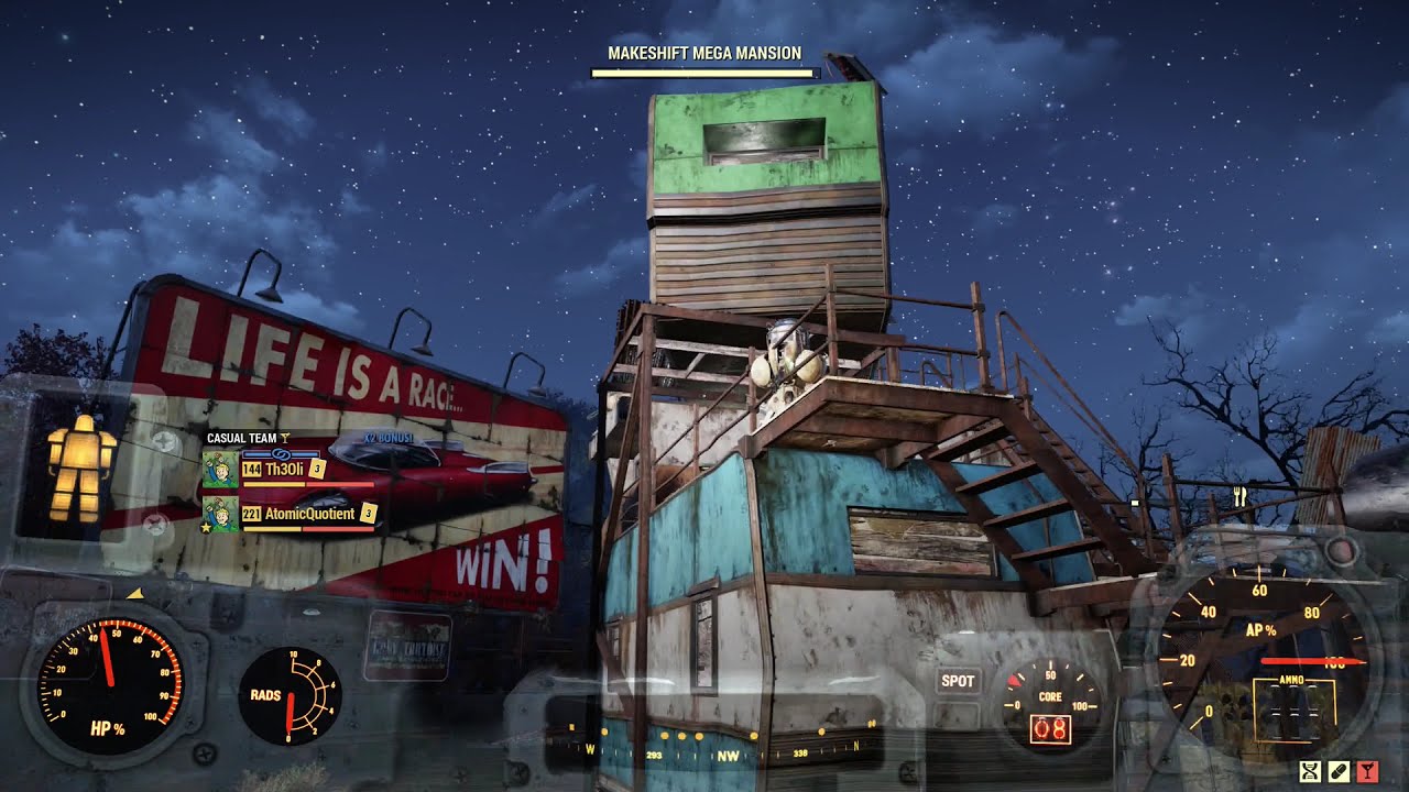 Fallout 76 - Makeshift Mega Mansion Review - YouTube