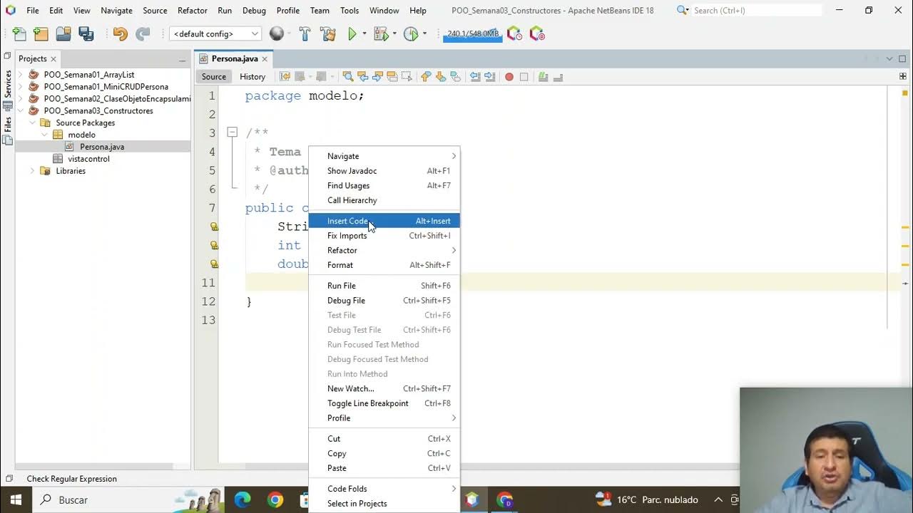 Curso Programación Orientada a Objetos 04 - Constructores - YouTube