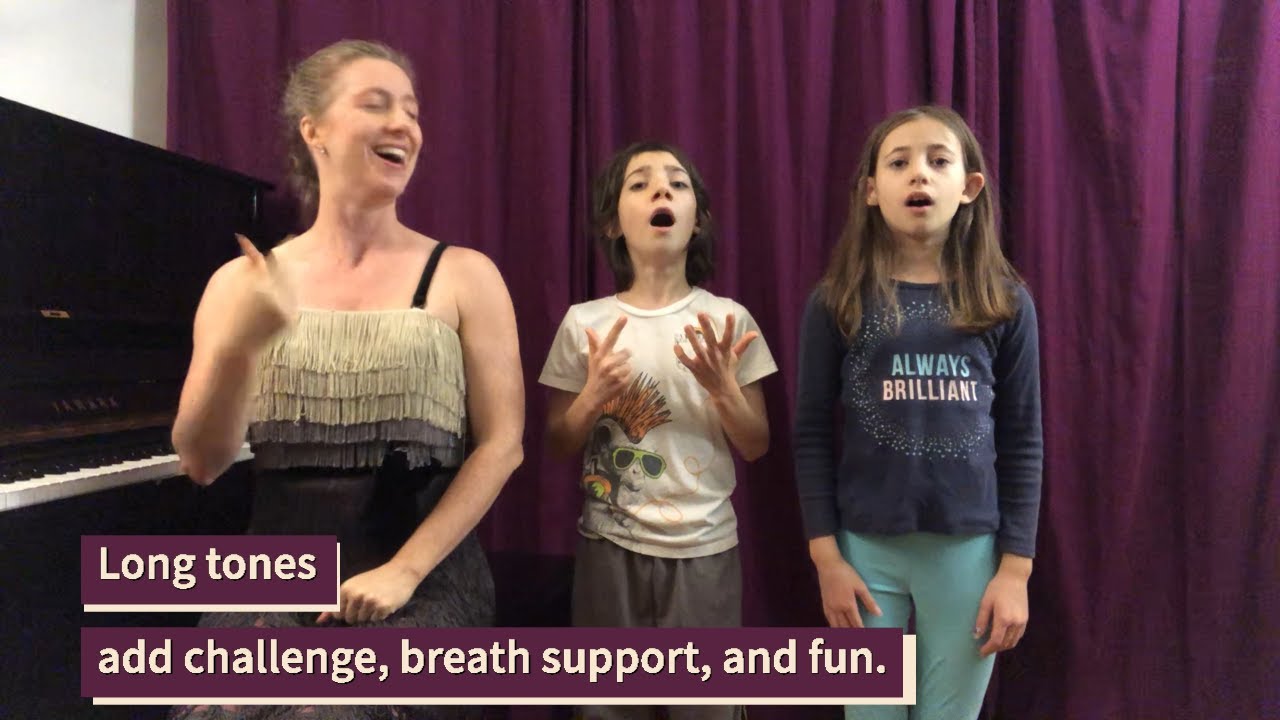 Vocal Warm-up Long Tones- Singing Classes for KIDS! - YouTube