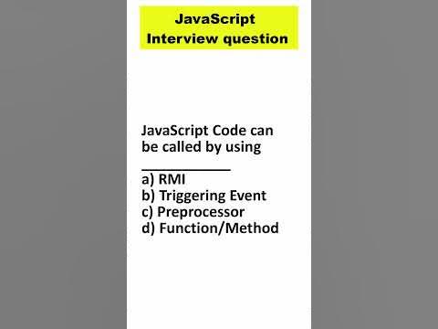 JavaScript Interview Question #131 - YouTube