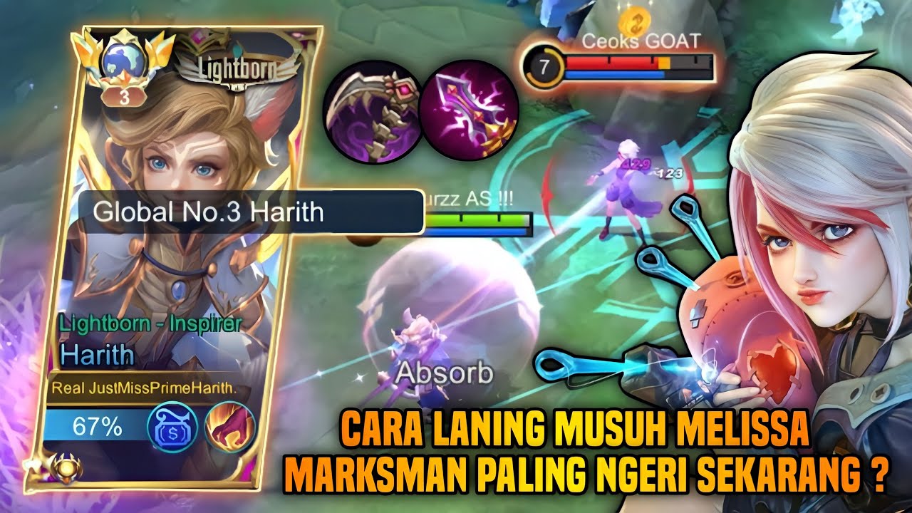 TIPS LANING MELAWAN MELISSA MENGGUNAKAN HARITH GOLD LANE ? MM OP ...