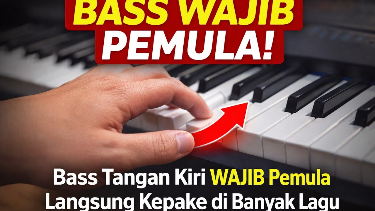 Bass Tangan Kiri PALING DIPAKE untuk Organ Gereja (Pemula) - YouTube