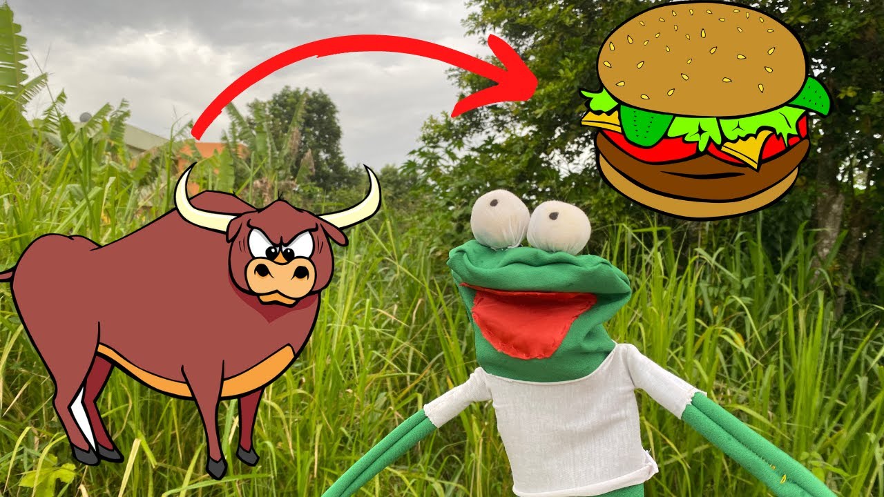 Farm animals voices and foods with BA-BA-DOO - YouTube