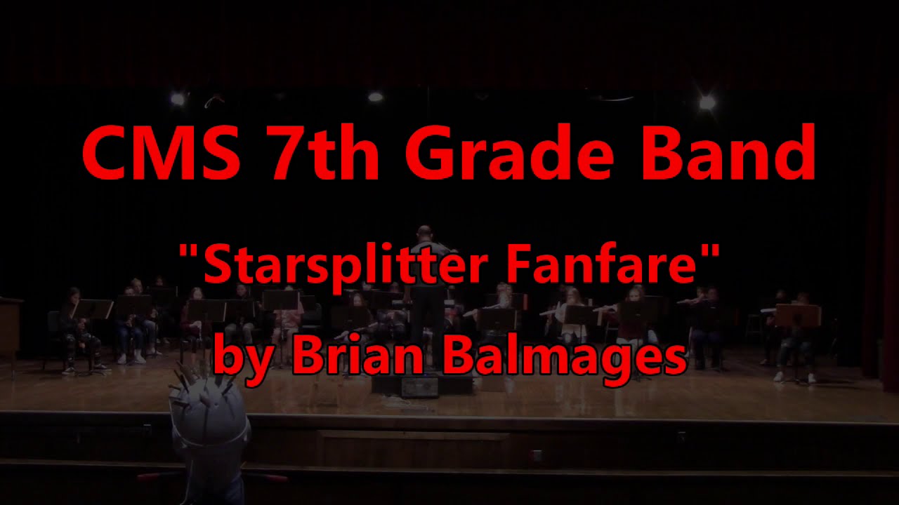 7th Grade Band - Starsplitter Fanfare - YouTube