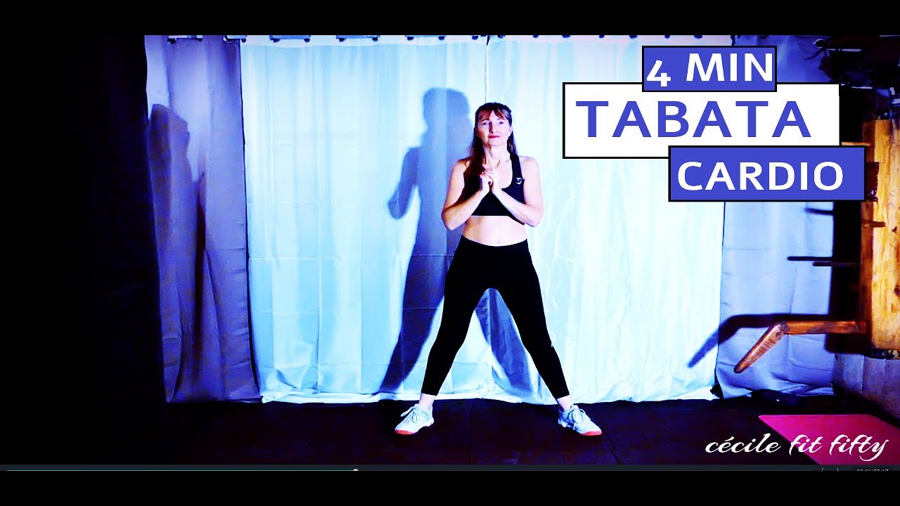 TABATA CARDIO - 4 MIN - FAT BURNER 🔥 - YouTube