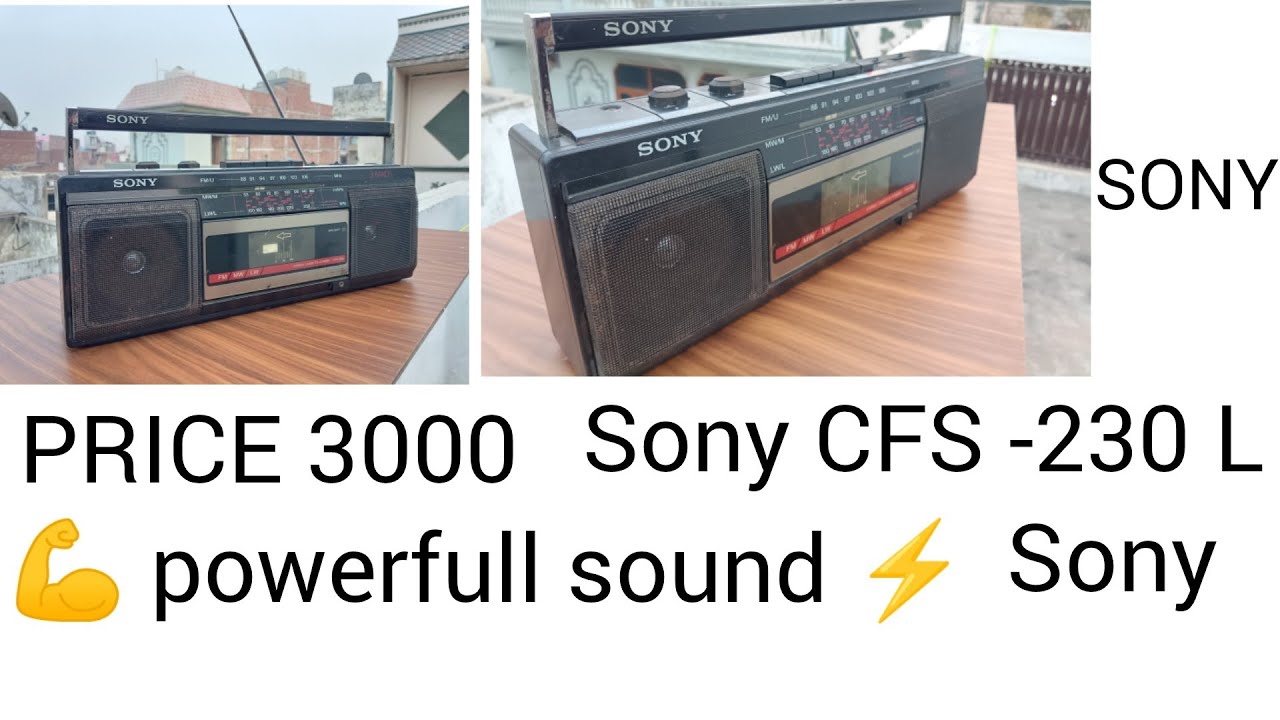 PRICE 3000 (9310741161) sony CFS 230 L - YouTube