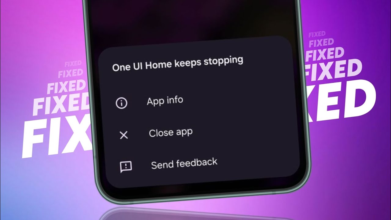 One Ui Home Keeps Stopping Samsung | One Ui Home Keeps Stopping After ...