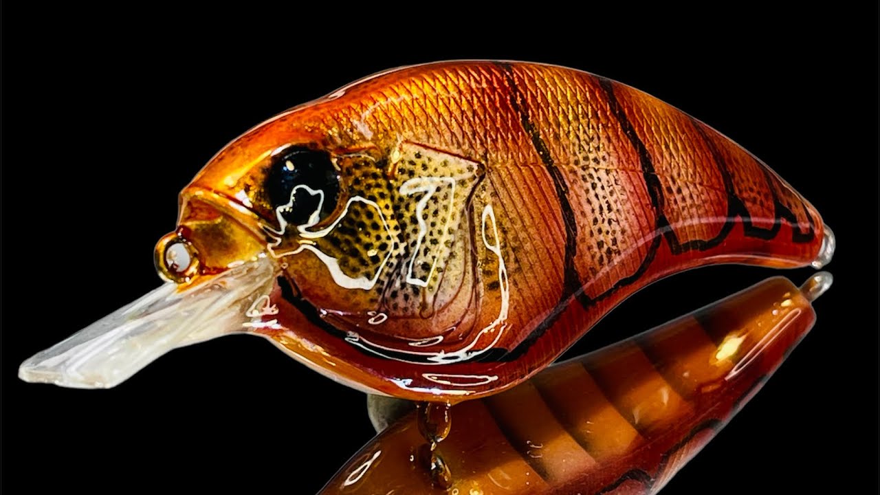 Lure Painting: New Craw Patterns, New Shad Patterns - YouTube