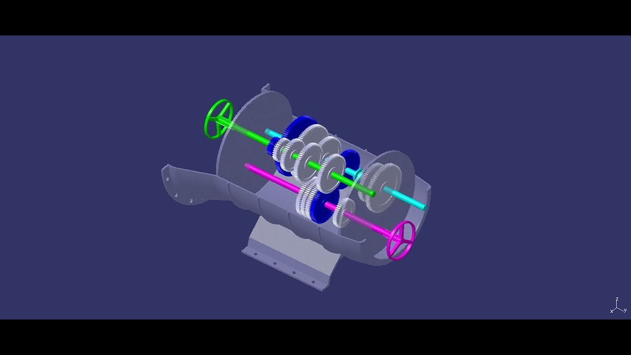 1st Gear (5 speed gearbox design) - YouTube