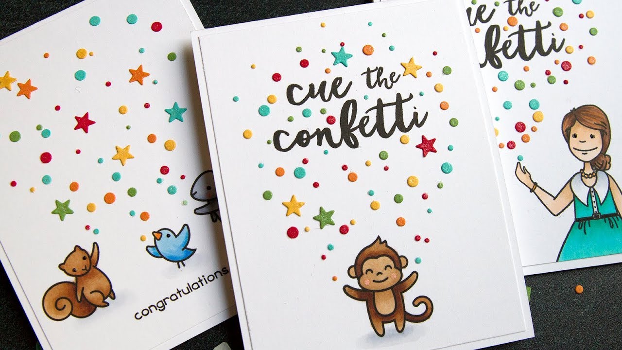 Confetti Launching Cards - YouTube