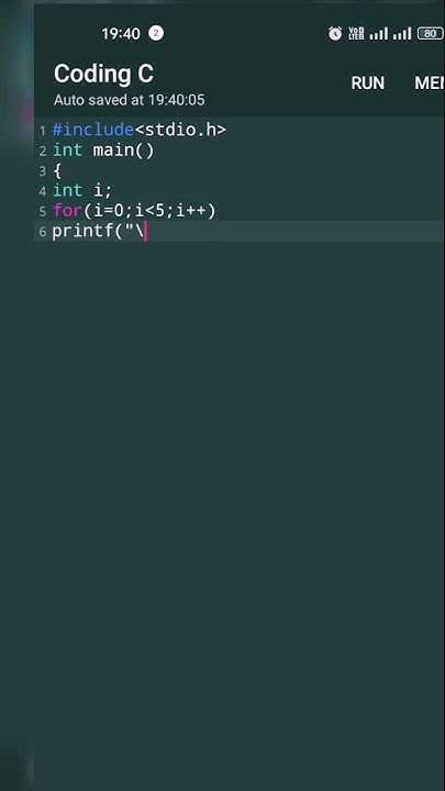 write a program print any name 5 times on the screen .c language.. - YouTube