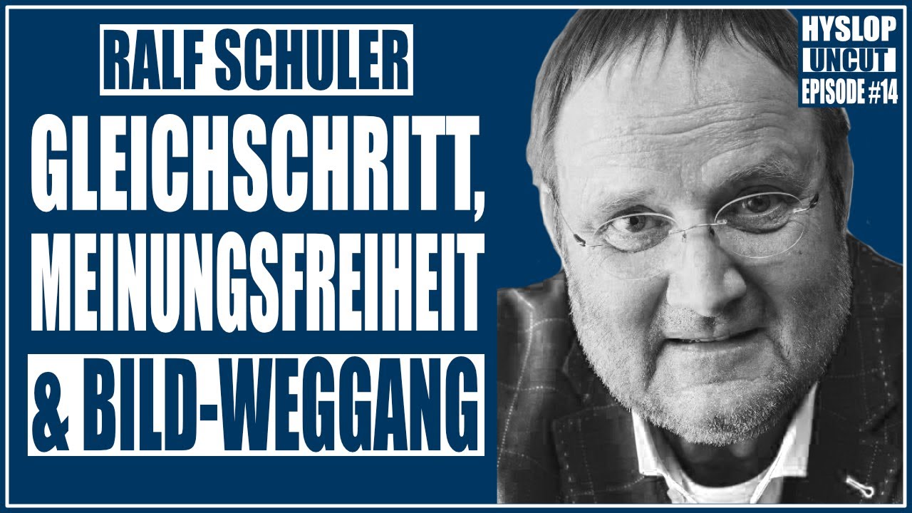 Ralf Schuler | Über die "Generation Gleichschritt" und seinen Weggang ...