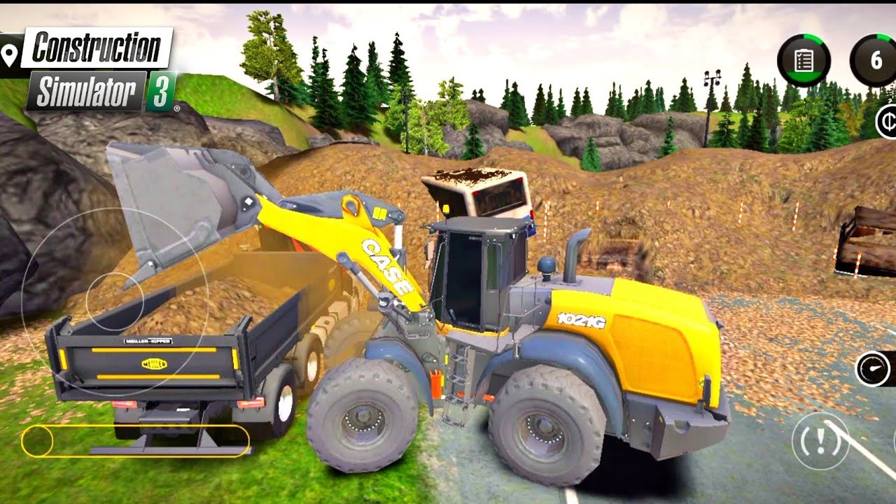 Construction Simulator 3 #7 | Dọn Đường Mở Rộng Map Mới Neustein - YouTube