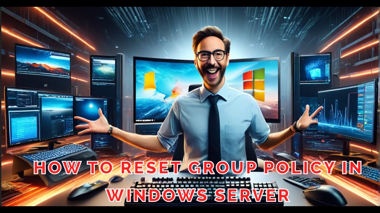 How to reset Group Policy in Microsoft Windows server. - YouTube