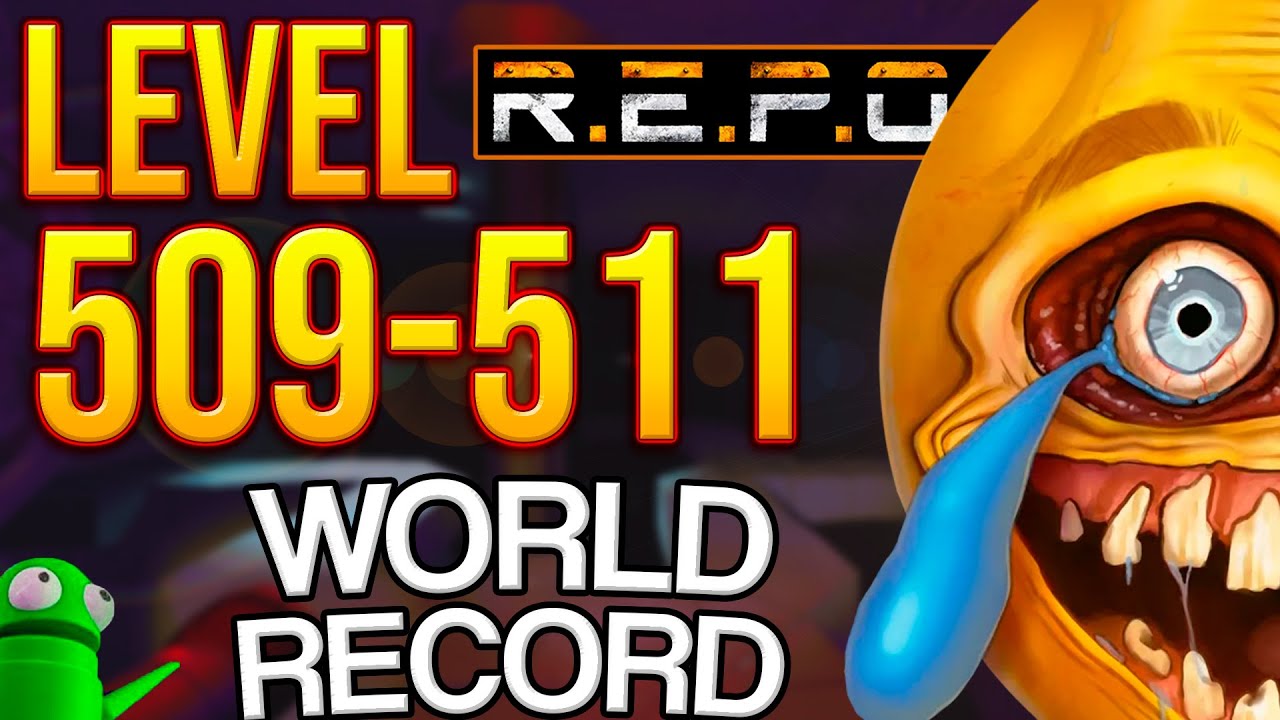 R.E.P.O. Solo World Record Level 509-511| FASTEST EXTRACTION EVER💀 ...