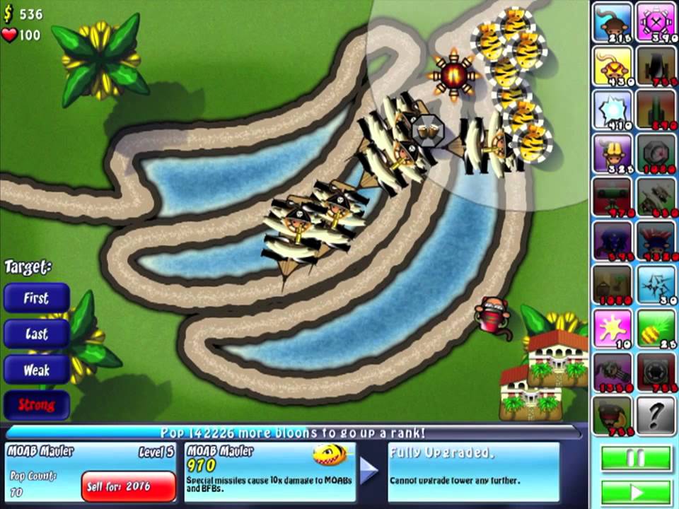 Bloons TD 4 iPad - Go Bananas! - Walkthrough PERFECT (no miss) HD - YouTube