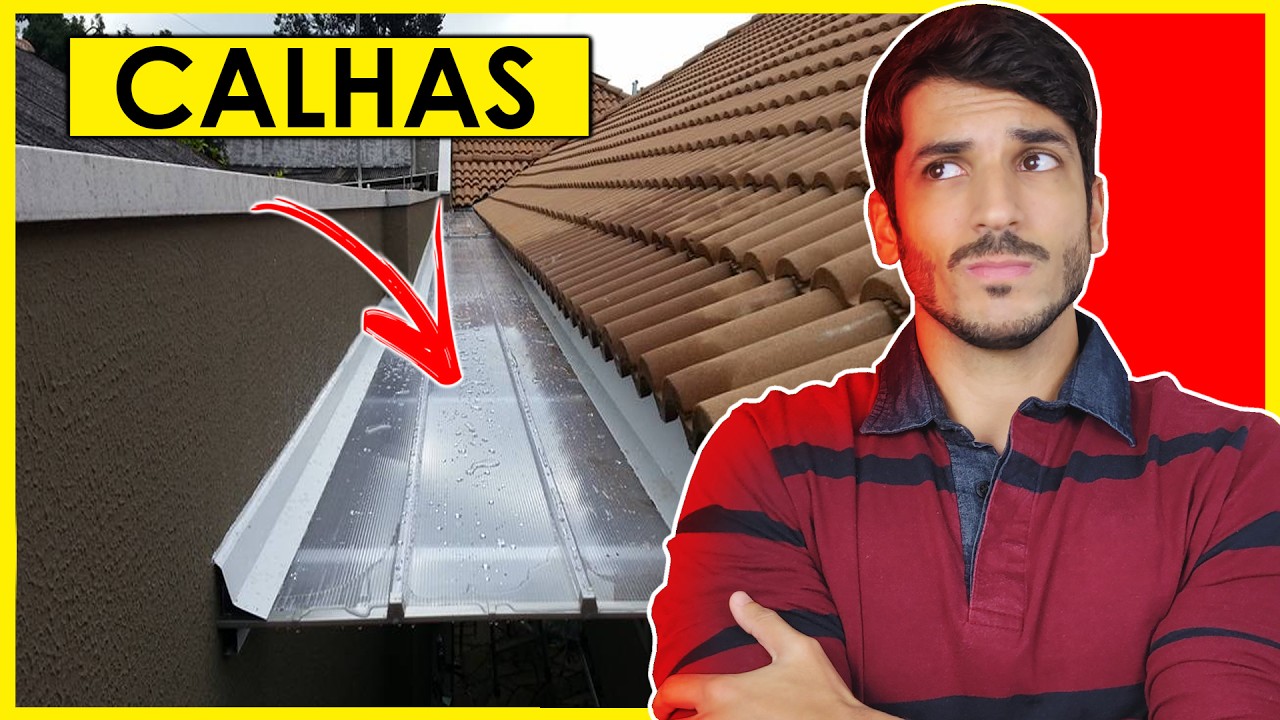 TELHADO EMBUTIDO E TELHADO APARENTE - INSTALAÇÃO DE CALHAS - YouTube