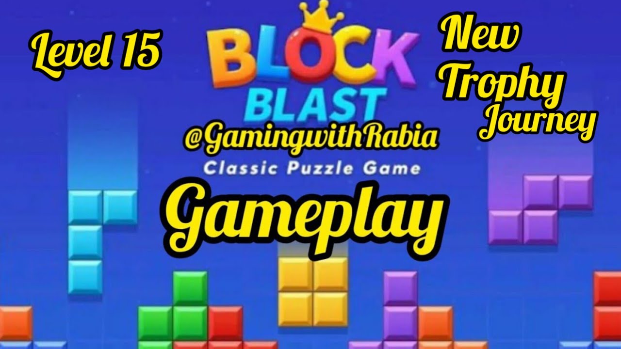 Block blast game/Adventure Mode/new trophy Journey/lvl 15/Gameplay ...
