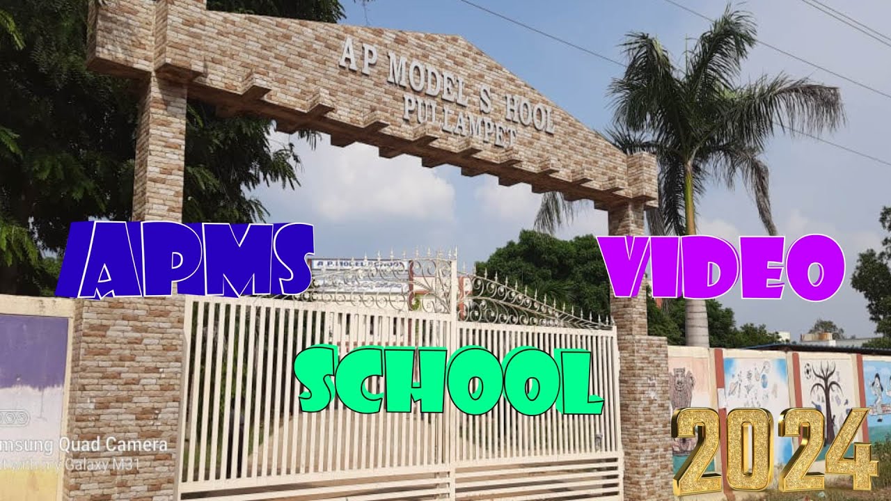 A.P Model School Video 2024 #school #apms #education #apmspullampet ...