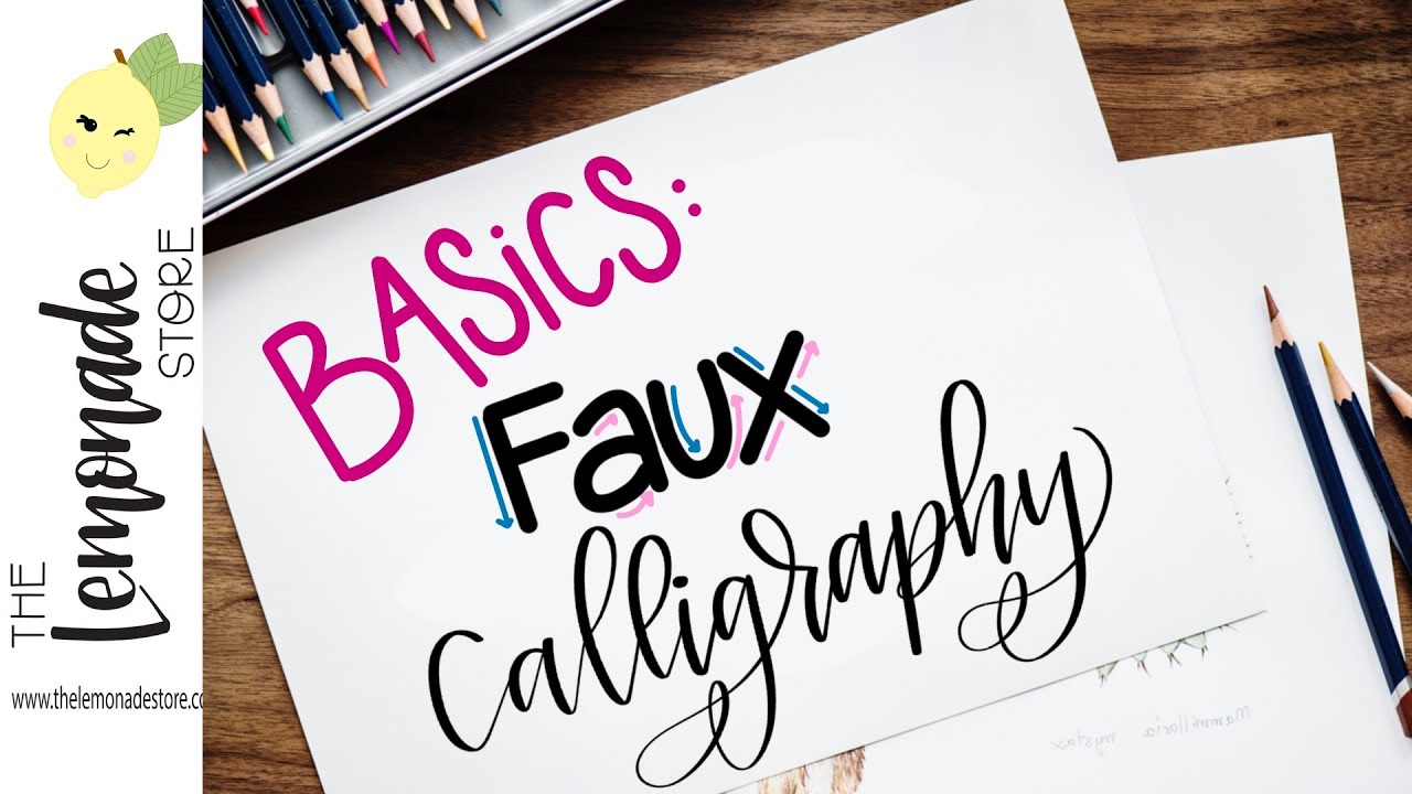 Faux Calligraphy Basics and Getting to Know Me...Why I Started ...