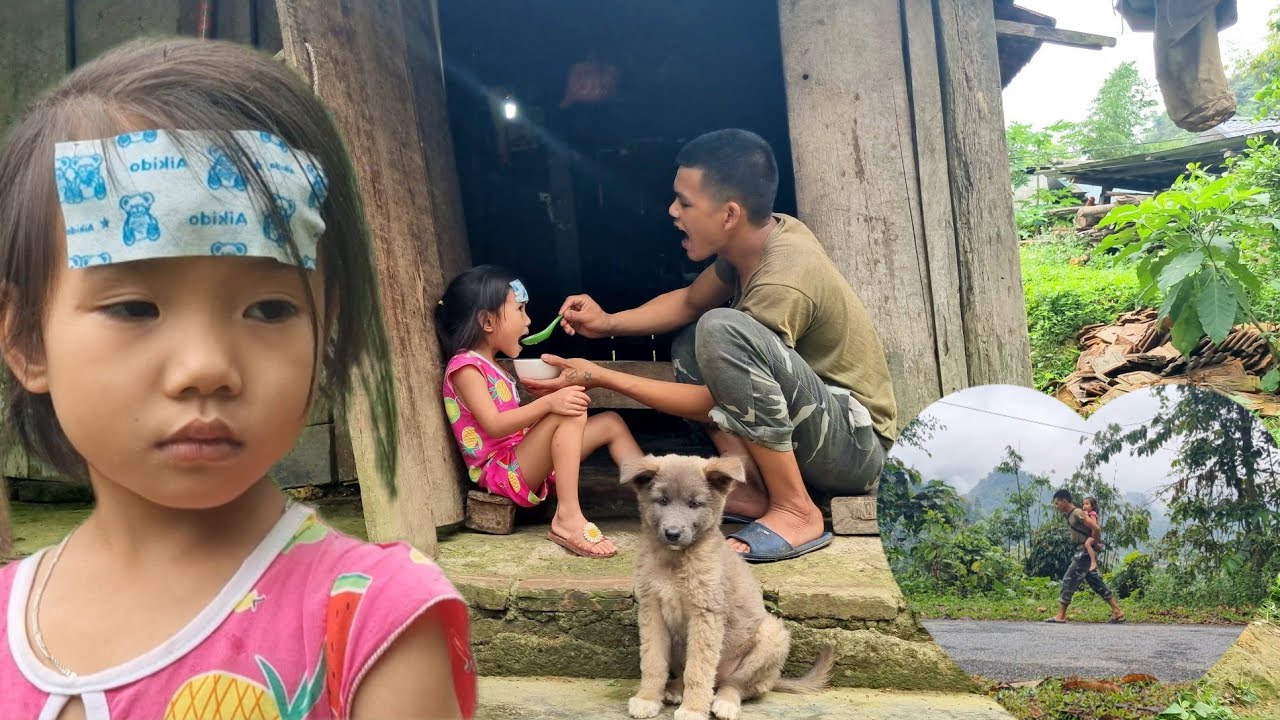 A 5-year-old orphan girl is sick was taken good care of by his uncle ...