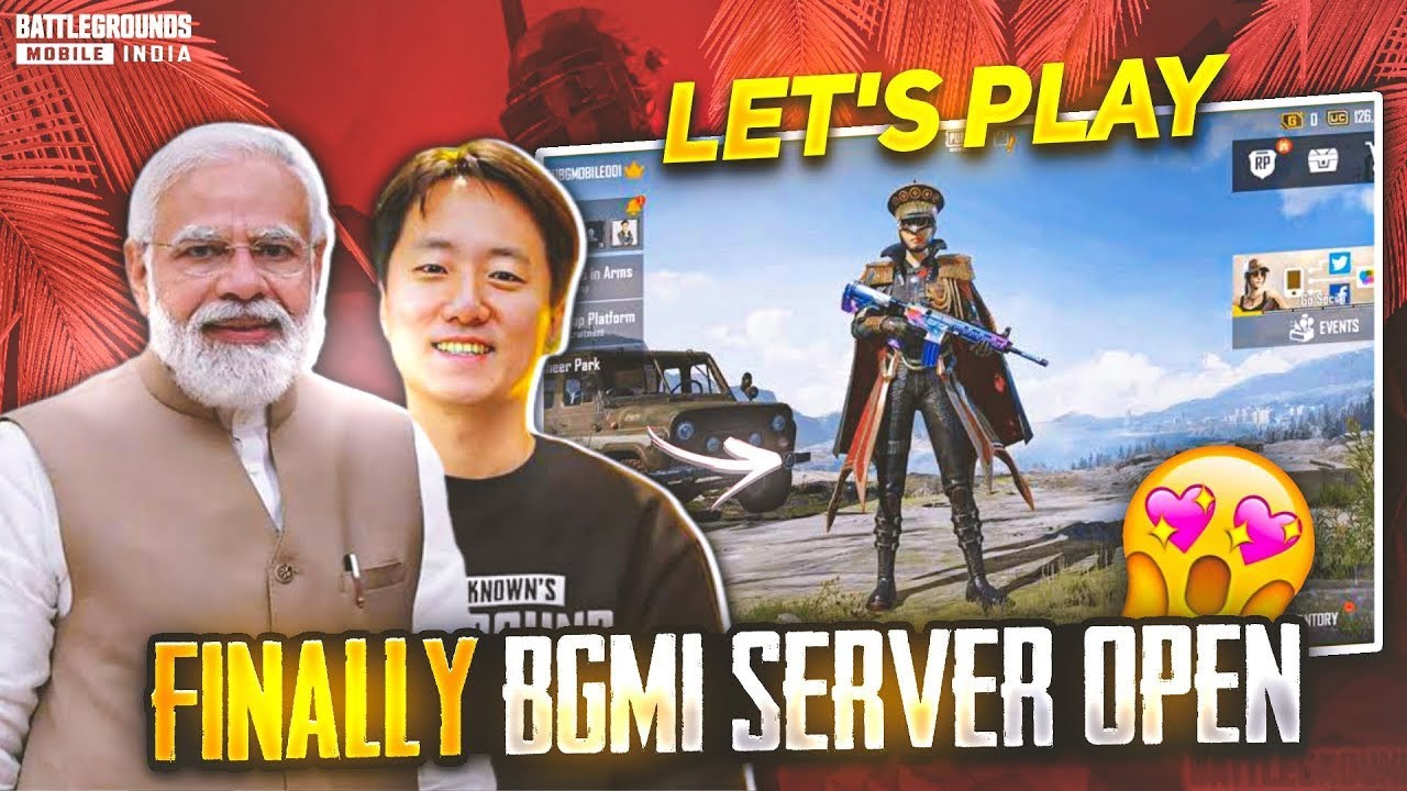 Finally, BGMI Server Opened - How To Login BGMI Account #bgmiunban # ...
