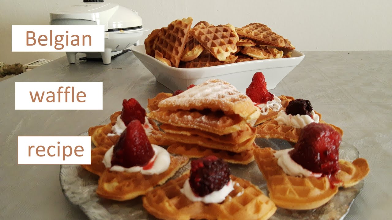 Belgian waffle recipe | Belgijske vafle - YouTube